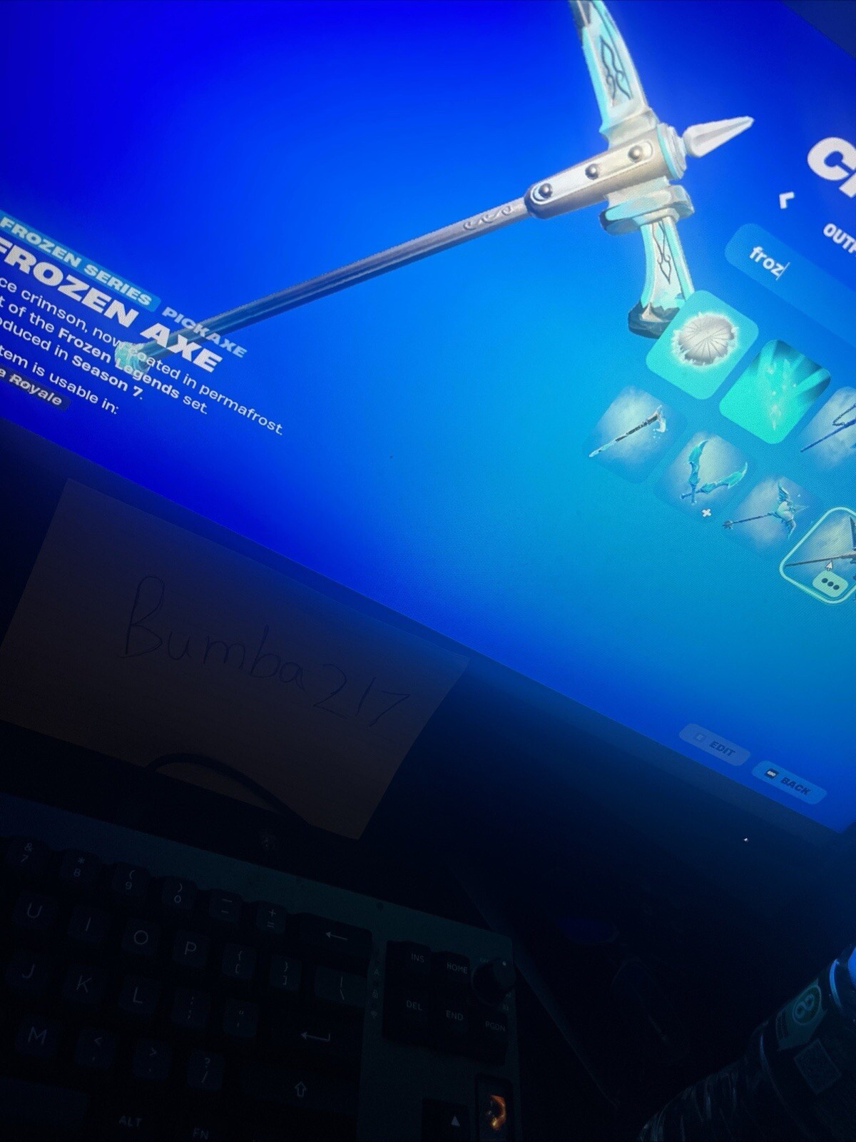 OG FN ACC Travis,Black Knight,Pink Ghoul,Galaxy,candy,minty,leviathan ...