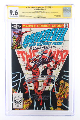 Daredevil #175 - Marvel Comics 1981 CGC 9.6 Elektra. SIGNED x4 Stan Lee ...