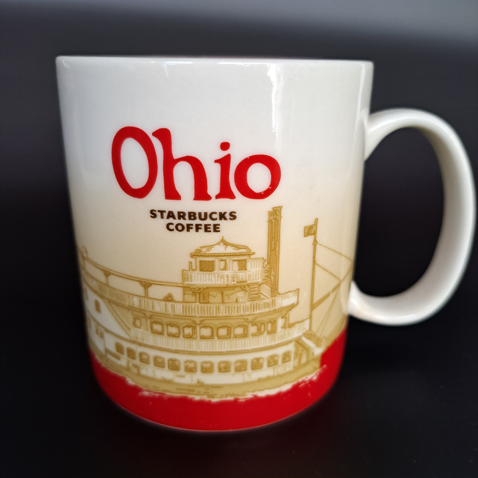 Starbucks Ohio USA Coffee Cup Mug Global Icon Series Steam Paddle Boat ...