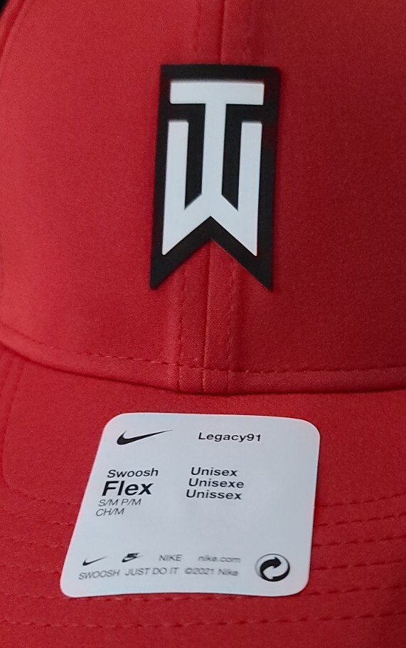 NEW Size S/M Nike TW Tiger Woods Collections Legacy 91 Golf Cap Red Hat ...
