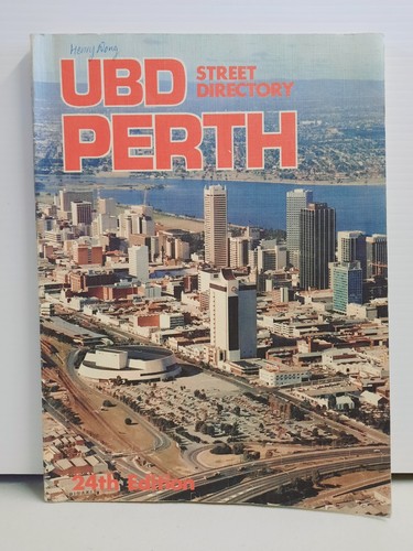 UBD Perth Street Directory 24th Edition Vintage Hardcover | eBay
