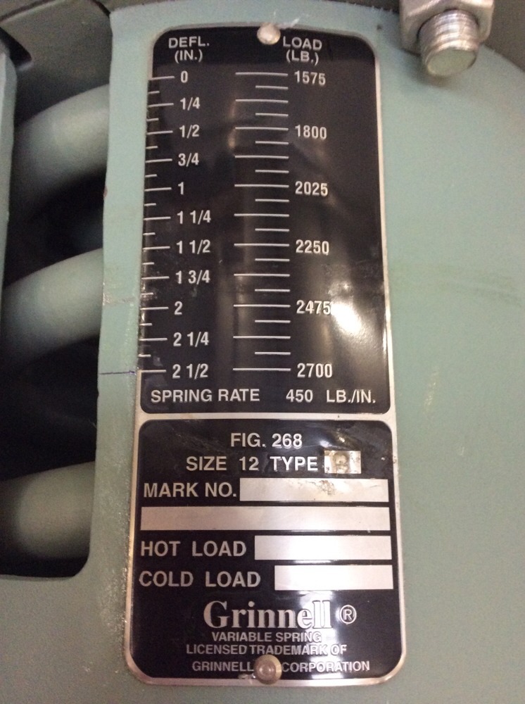 NEW Grinnell / Anvil Pipe Support, Type B, Size 12 Fig 268 | eBay