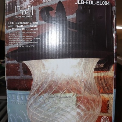 Superhunter LED Outdoor Wall Light JLB-EDL-EL004 - Sealed | eBay