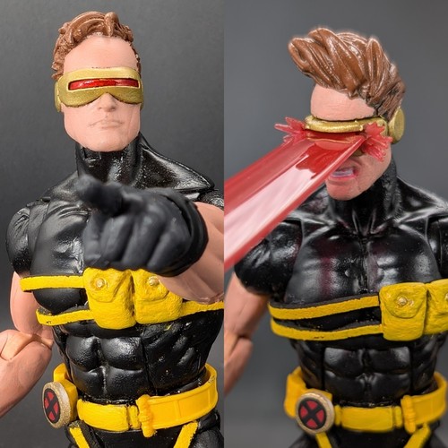 CYCLOPS Custom Marvel Legends by Wings FREE GLOBAL SHIPPING Ultimate X ...