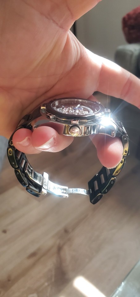Croton Lord Harris Limited Edition Tungsten Skeleton Watch CN307069 | eBay