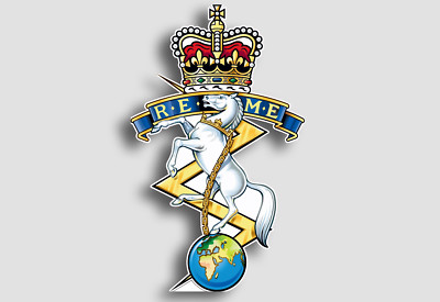 REME Electrical & Mechanical badge HM Army Sticker British Army Special ...