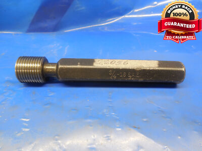 3/4 16 SAE THREAD PLUG GAGE .75 GO ONLY P.D.= 2.2506 3/4-16 S.A.E ...