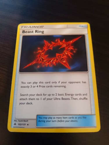 Pokemon Forbidden Light Beast Ring 102/131 | eBay