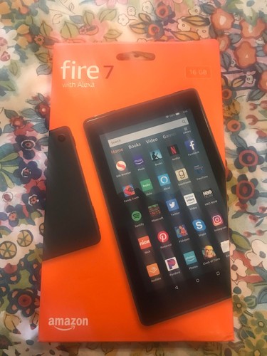 Amazon Fire 7 (9th Gen) M8S26G 16GB Wi-Fi Alexa 7'' Tablet - Black ...