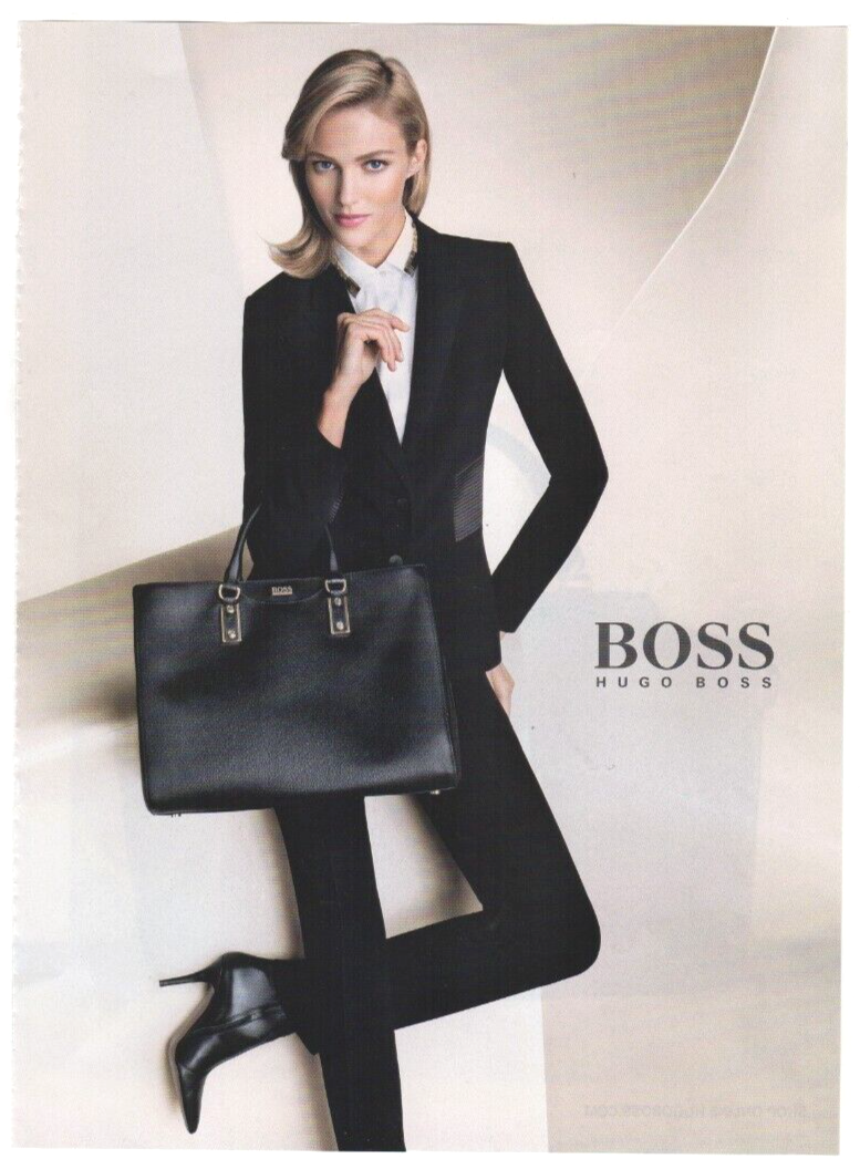 Hugo Boss Shoes 2000s 2Page Print Advertisement Ad 2013 KATE BOSWORTH ...