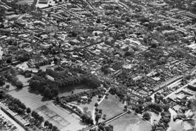 Colchester Castle Castle Park town centre Colchester 1927 England OLD ...
