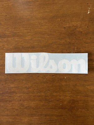 Wilson Tennis Decal Vinyl Sticker 7" Black Or White | eBay