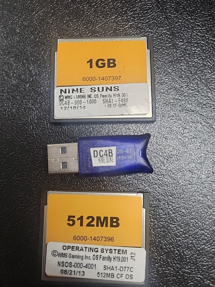 WMS BB3 slot machine game software NINE SUNS WITH DONGLE | eBay