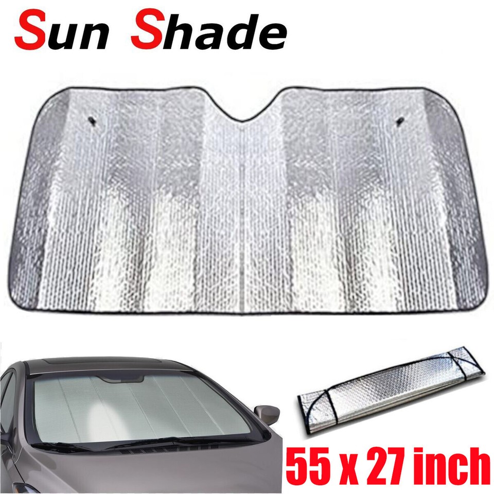 Foldable Car Windshield Sun Shade Reflective Sun Visor Large Car Window ...