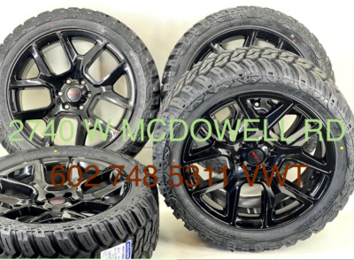 22” DODGE RAM VIPER SRT RIMS/TIRES OFFROAD PACKAGE 6X139MM CHEVY LTZ ...