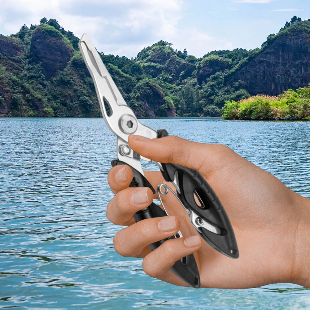 Useful Fishing Pliers Braid Line Lure Cutter Multifunction Fishing ...