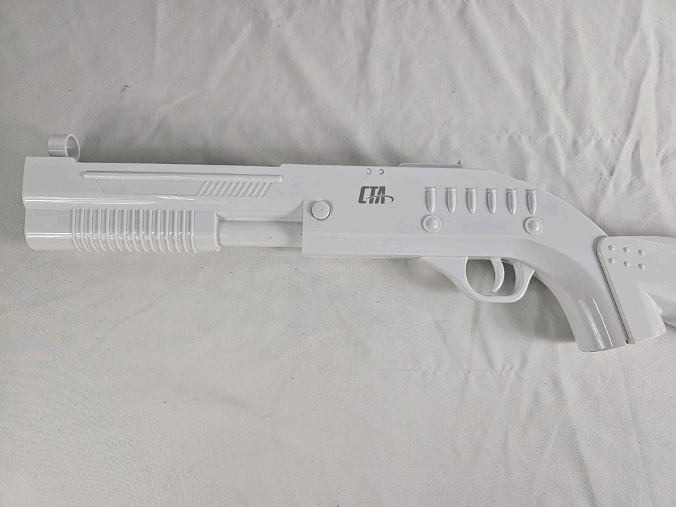CTA Sure Shot Nintendo Wii White Rifle Shot Gun Shell | eBay