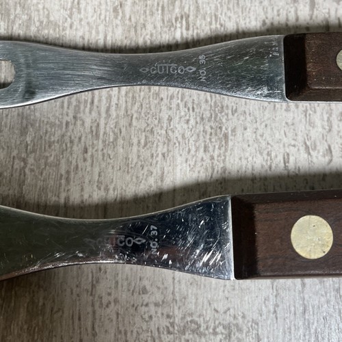 VTG Cutco Carving Set Bakelite Tray W/ Sharpener #41 w/ 35, 36 & 37 ...