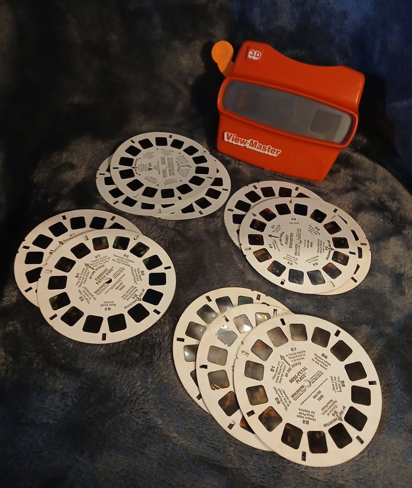 VINTAGE 1990s VIEW MASTER 3D CLASSIC RED 11 REELS Punky Brewster ...