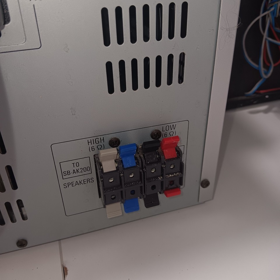 PANASONIC STEREO SC-AK200 5 Disc CD DUAL Cassette Tuner HiFi System | eBay