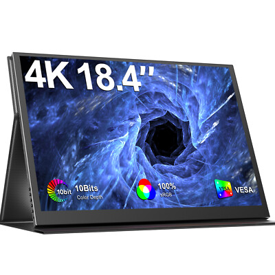 UPERFECT 18.4 Inch 4K Monitor 3840x2160 Laptop Extender Portable Gaming ...