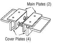 CRL PH94BR Brass Ceiling Mounted Support Fin Bracket Patch Fitting | eBay