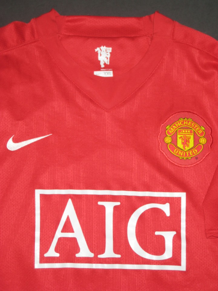 2007-2009 Nike Manchester United Wayne Rooney Jersey Shirt Kit Maglia ...