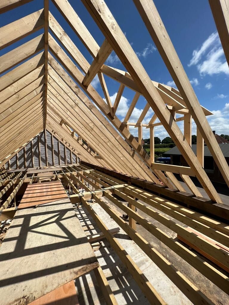 Oversized 3 Bay Garage Kit with Useable Roof Space - 12x6m - Gable End ...