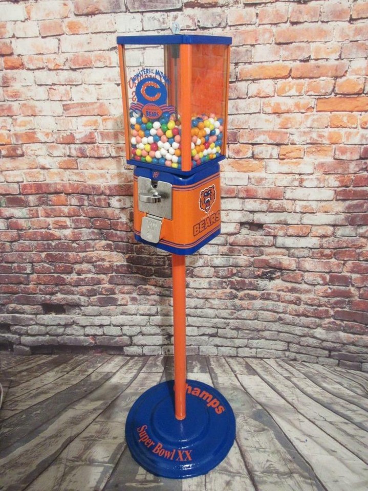 Customize your own vintage gumball machine candy machine sport ...