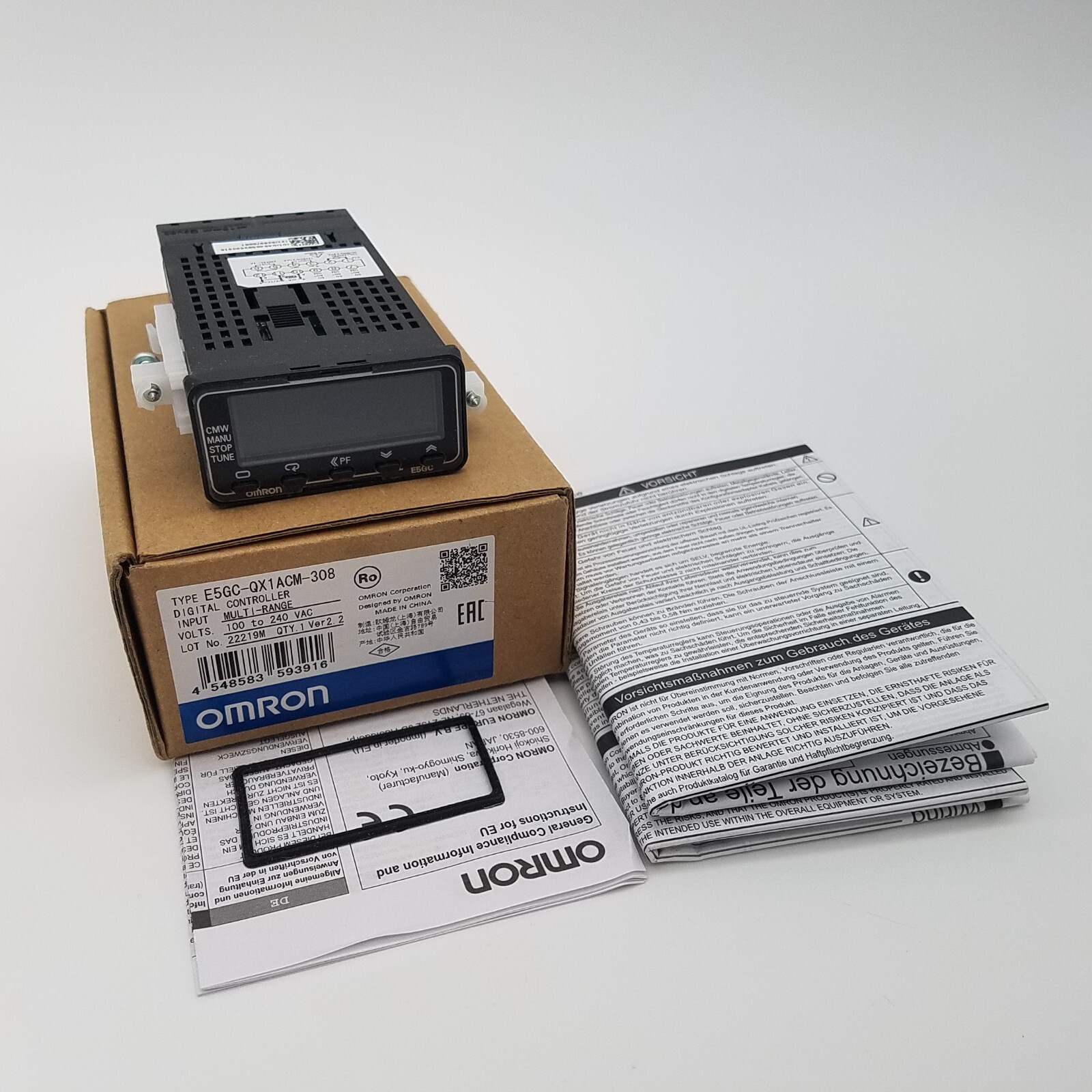 Omron E5gc-qx1acm-308 Digital Temperature Controller Working Pull for sale online | eBay