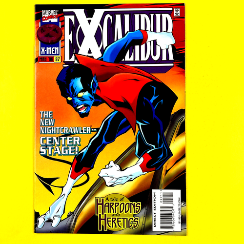 Excalibur #97 Marvel 1996 NM- Colossus Shadowcat Nightcrawler Hellfire ...