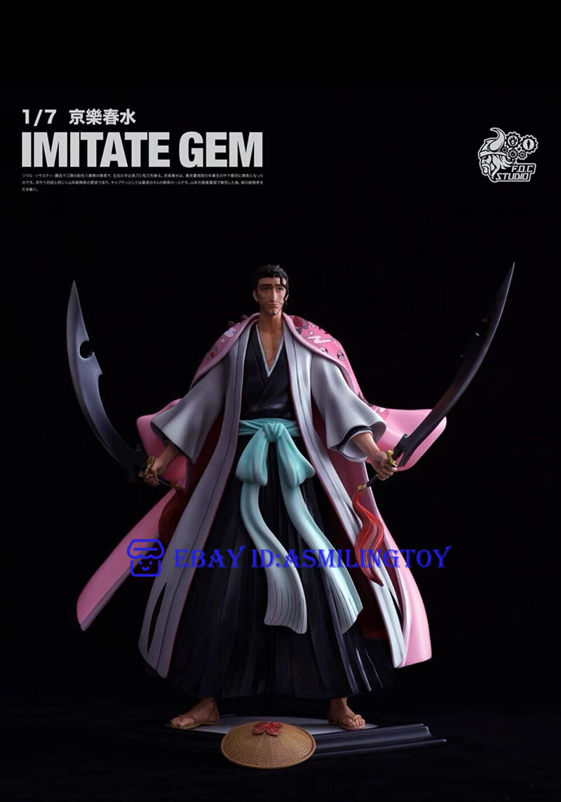 FOC Studio BLEACH Anime Kyoraku Shunsui Resin Figure Painted Statue In ...