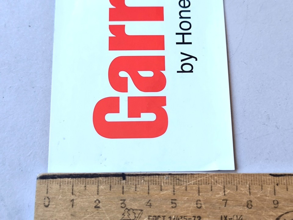Nice Garrett by Noneywell Turbo Manufacturer RED Logo Emblem Sticker ...