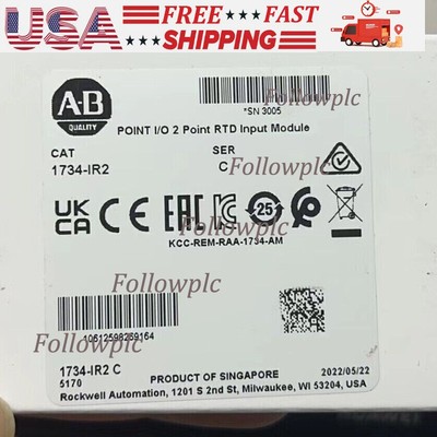 New Sealed AB 1734-IR2 POINT I/O 2 Point RTD Input Module 1734IR2 US ...