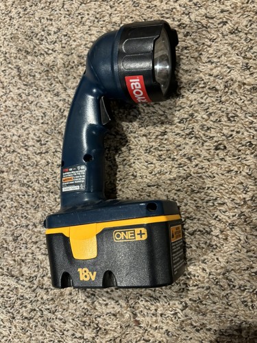 Ryobi P700 18V Blue Swivel Head Flash Light Flashlight W Battery | eBay