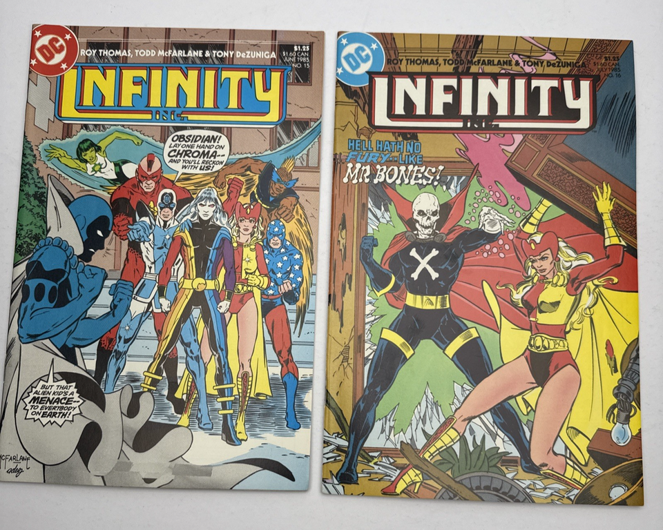 Infinity Inc #14, 15, 16, 1 7 - 1st Todd McFarlane (DC, 1985) | eBay