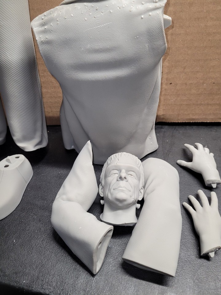 Glenn Strange Frankenstein 1/4 scale 20+ inches tall 3d Resin Model Kit ...