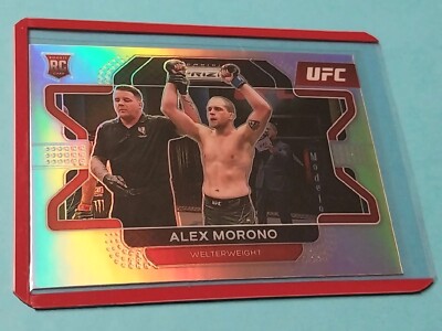 2022 Panini Prizm UFC Rookie Card Alex Morano Hollo Hologram RC Silver ...