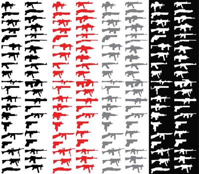 40 - 4" Universal Machine Gun Rogue Decals Without Triggers Show Status ...