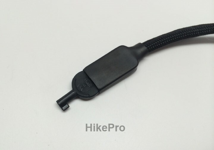 HIDDEN Cuff Key Zipper Pull Handcuff Non-Metallic Covert Evasion ...