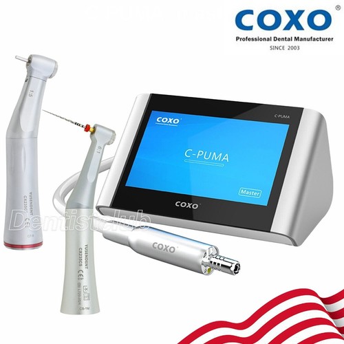 COXO Dental Electric Endo Motor 6:1 &1:5 Contra Angle 2 Handpiece C ...