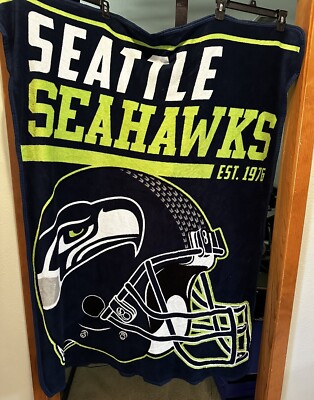 Seattle Seahawks Kids Blanket 56” X 42” | eBay