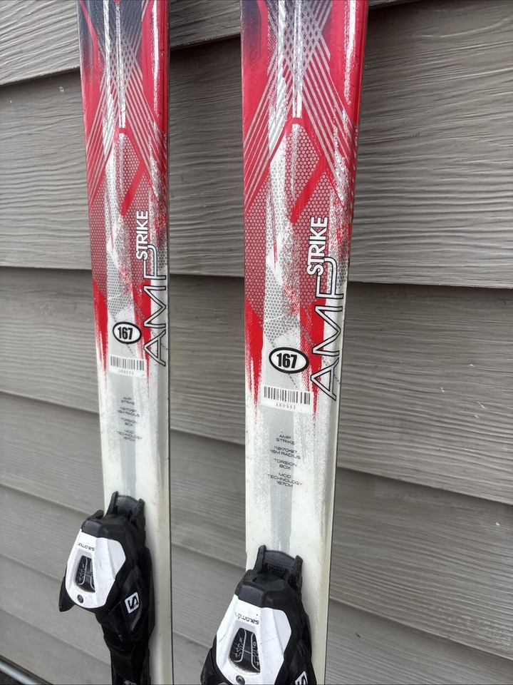 K2 Amp Strike Skis w/ Salomon Lithium 10 Bindings - GREAT CONDITION ...