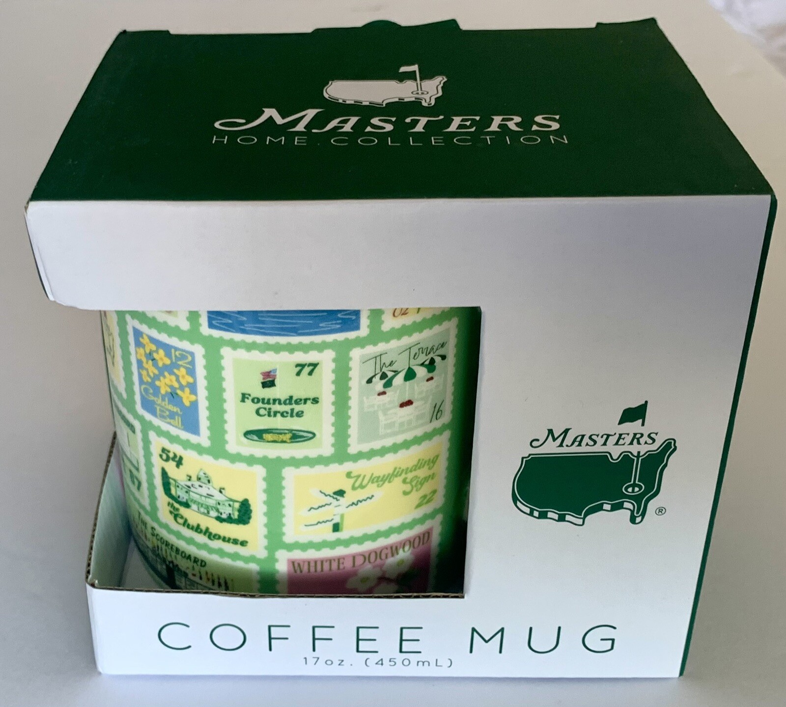 2024 Masters Coffee Mug Postage Stamp design pga golf new | eBay