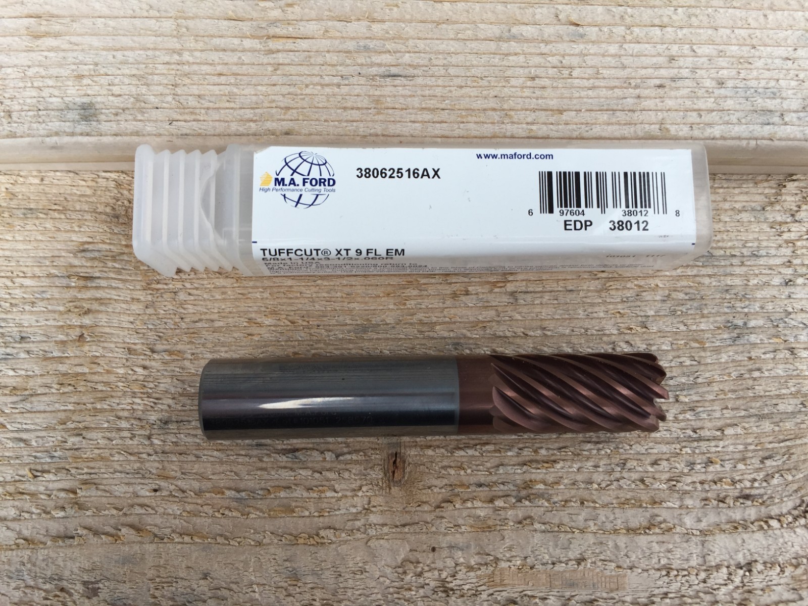 MA Ford 38062516AX 5/8 x 1-1/4 x 3-1/2 .060R TUFFCUT XT 9 FL EM Free ...