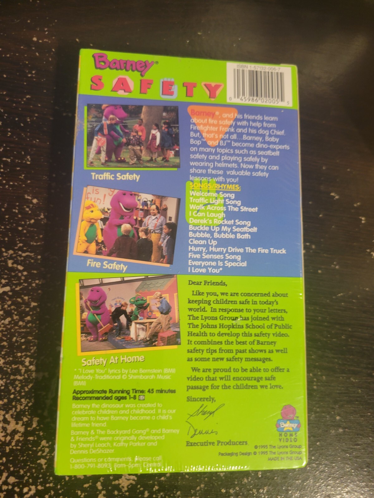 Barney - Barney Safety (VHS, 1995) - NEW SEALED 45986020055 | eBay