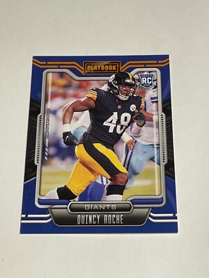 Quincy Roche 2021 Panini Playbook Football Rookie RC | eBay