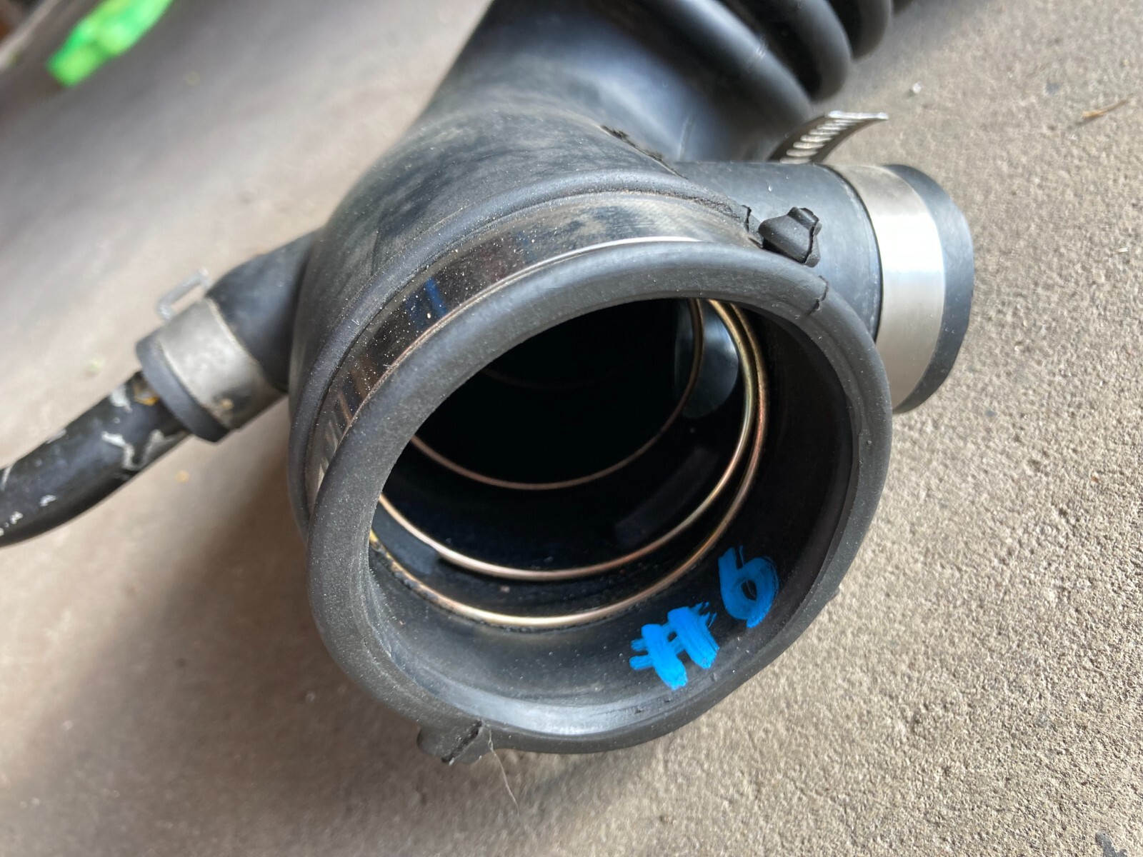 NISSAN SKYLINE R32 GTR RB26 air duct intake rubber suction pipe 16554 ...