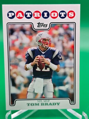 Tom Brady 2008 Topps #328 NFL MVP Base Card Patriots | eBay