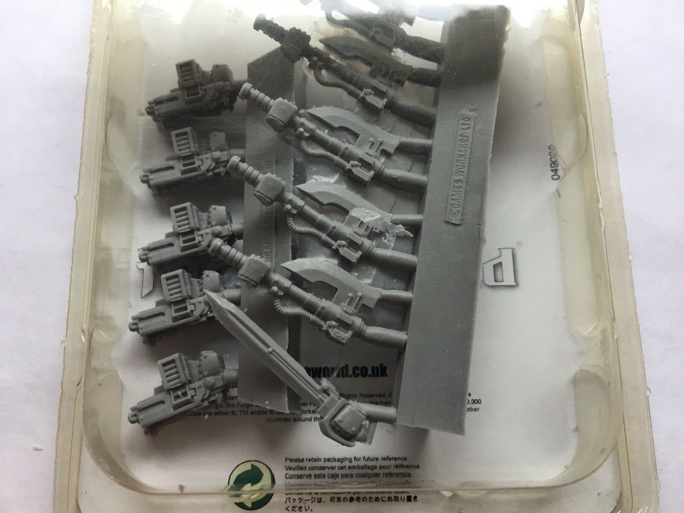 40K Horus Heresy Space Marine Legion TARTAROS Terminator POWER AXE SET ...